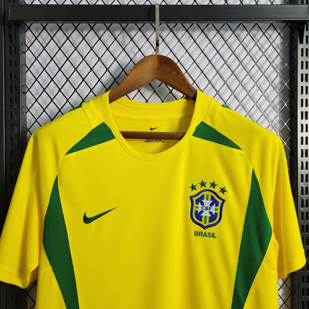 2002 Retro Brazil Soccer Jersey Home – FTBL4ALL
